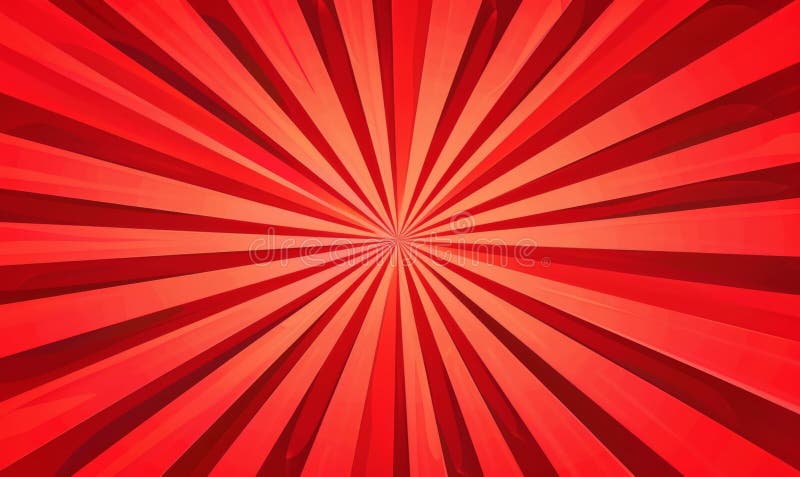 Red Burst Abstract Background with Vibrant Radial Lines Illustration ...