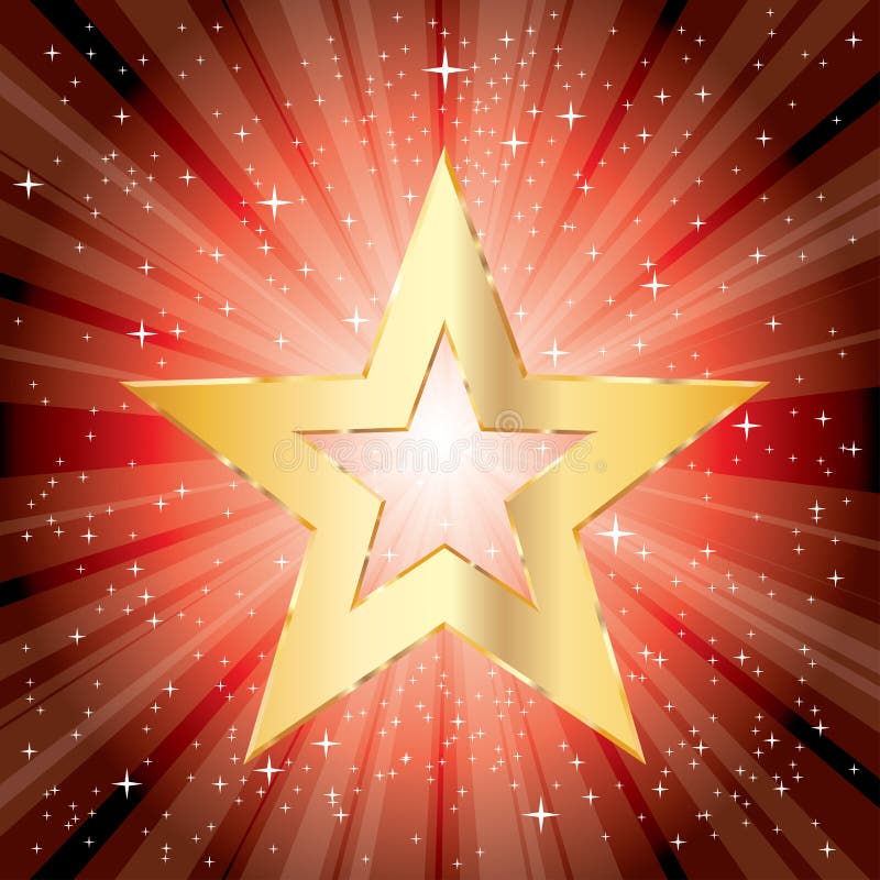 Red Burst Fat Star Stock Illustrations – 2 Red Burst Fat Star Stock ...