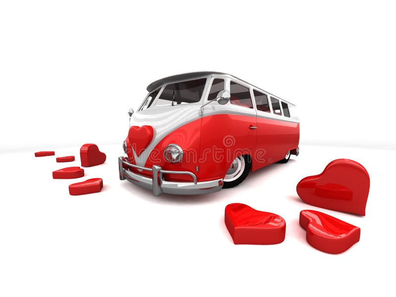 Red bus stock illustration. Illustration of 1940, isolated - 12760349