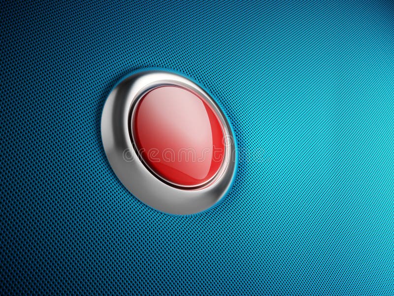 Red button stock illustration. Illustration of urgency - 15499917