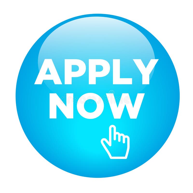 Vector Apply Now Blue Web Button Stock Vector - Illustration of buying ...