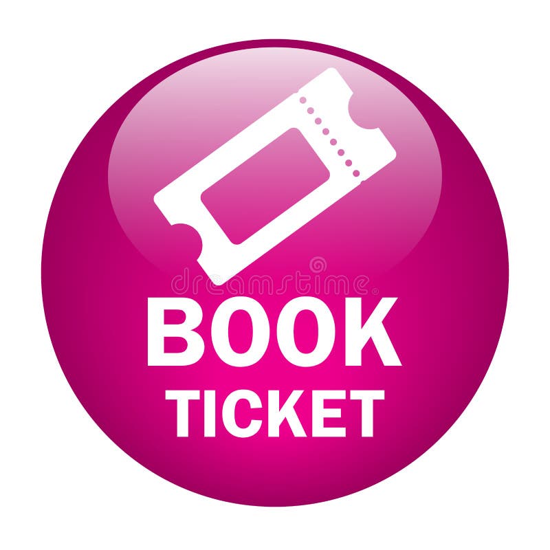 Book ticket now web icon stock illustration. Illustration of glass ...