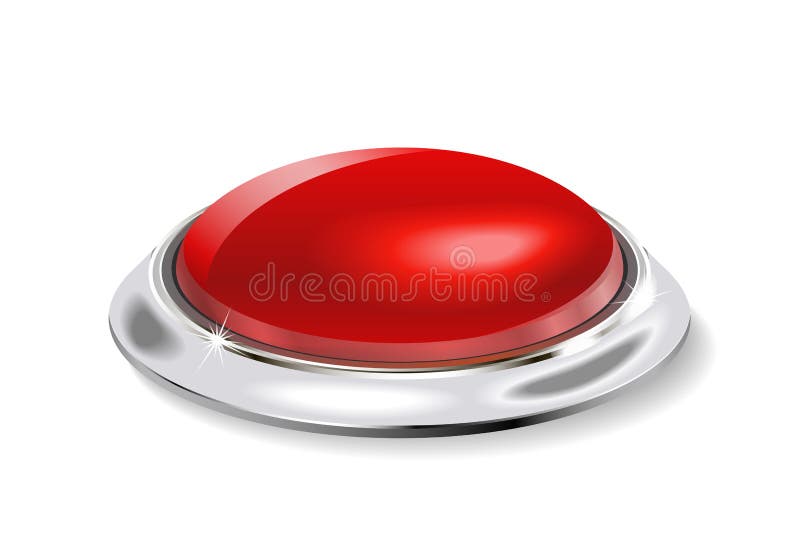 The red button. stock vector. Illustration of texture - 22666359