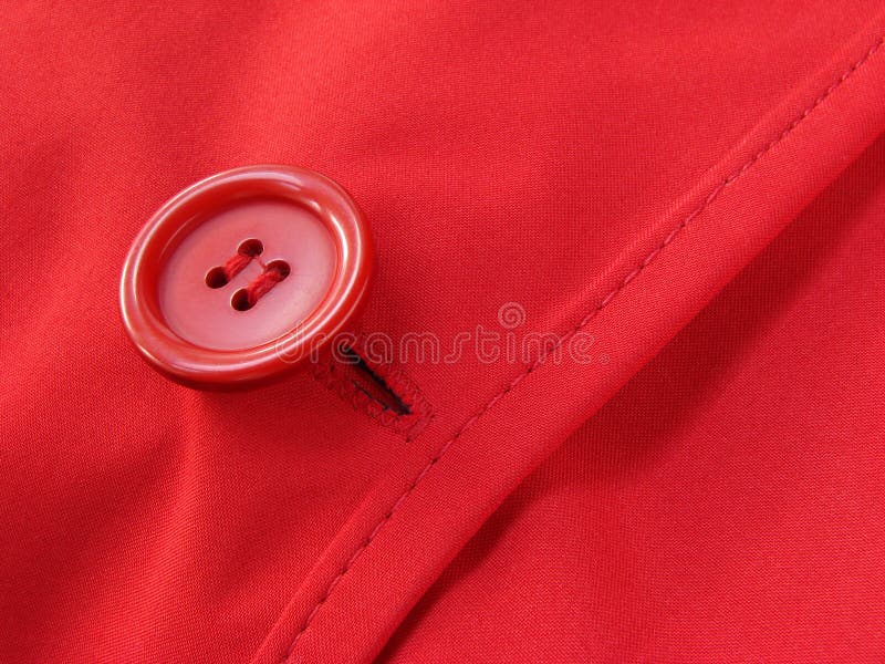 Red button stock image. Image of texture, textile, clothes - 6956063