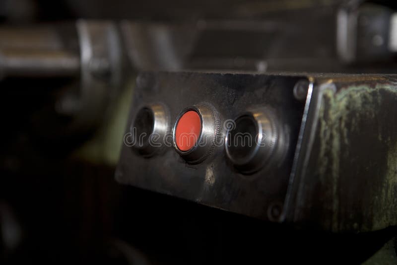 Red button stock image. Image of buttons, macine, industry - 9163517