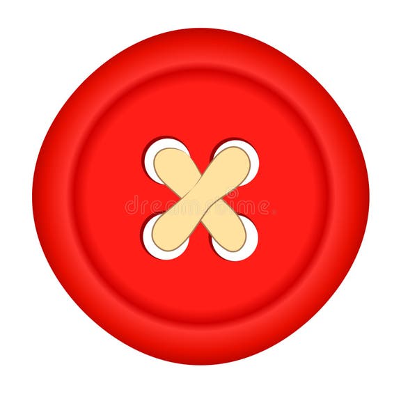 Red button icon art design stock vector. Illustration of icon - 290892376