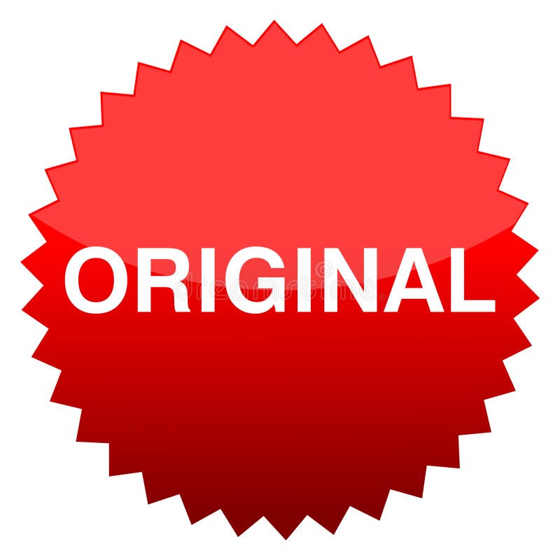 Red button original stock vector. Illustration of commerce - 94068661