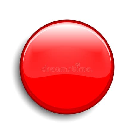 Red button sign - vector stock vector. Illustration of abstract - 130152563