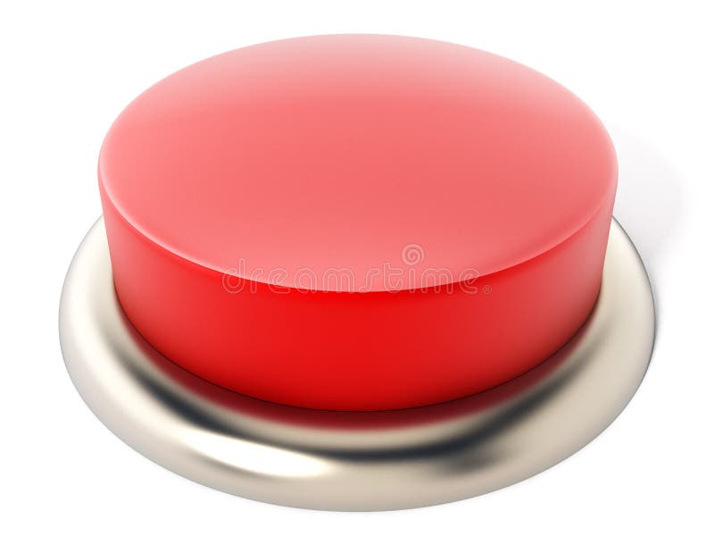 Red Button with Sign Up Text and Arrow Cursor. 3D Illustration Stock ...