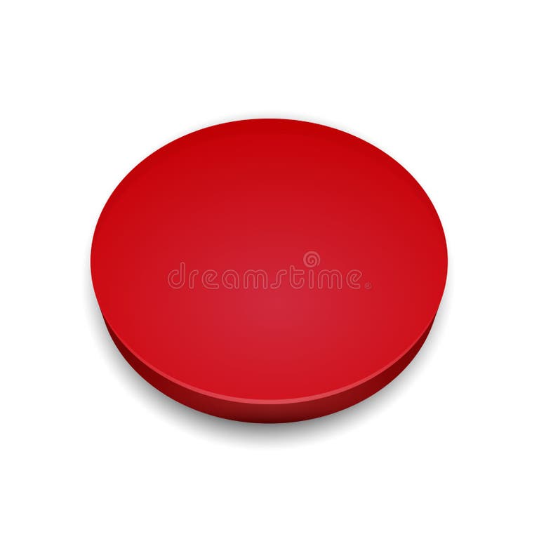 Red button sign - vector stock vector. Illustration of internet - 131363862