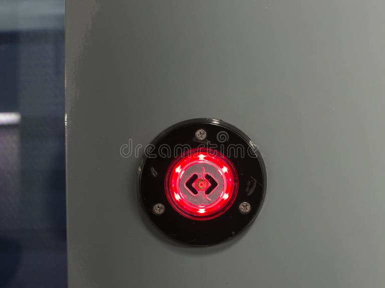 Red button stock photo. Image of sliding, science, light - 89611236