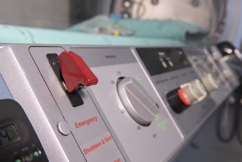 Red Emergency Button Switch Stock Image - Image of alert, emergencystop ...
