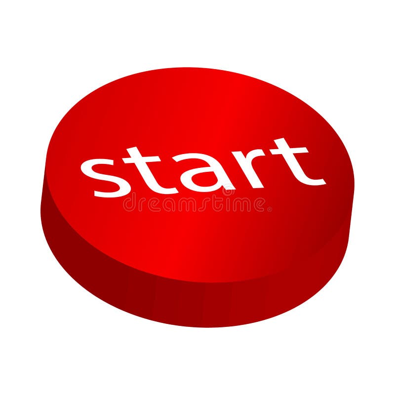 Red button stock vector. Illustration of push, combination - 102018025