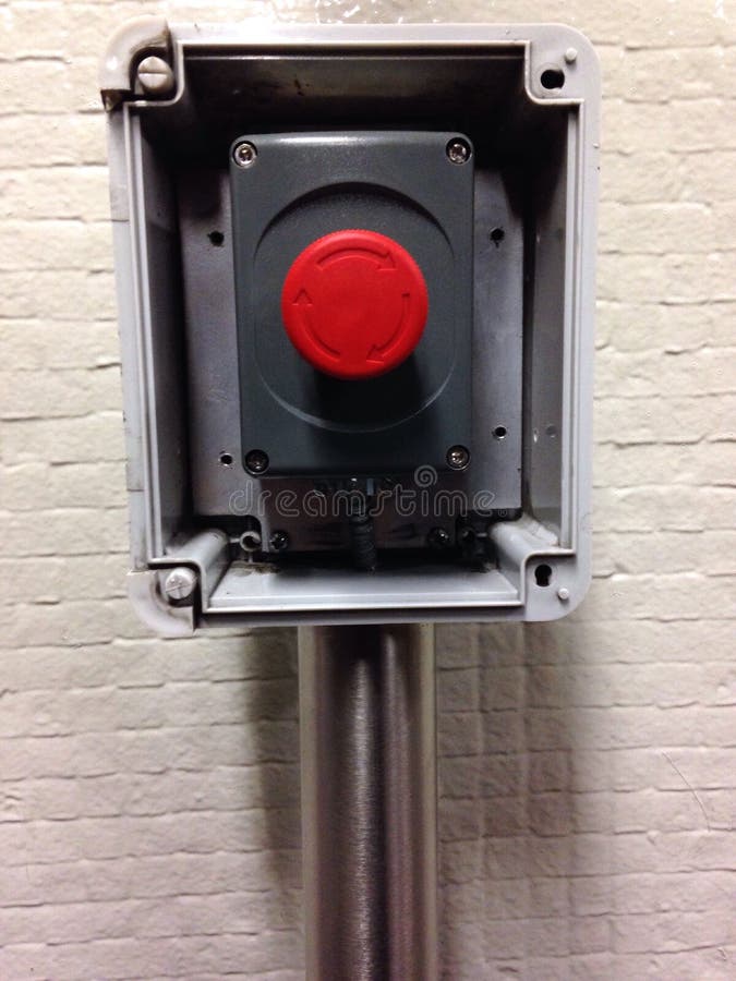 Red button vertical stock photo. Image of danger, place - 47223730