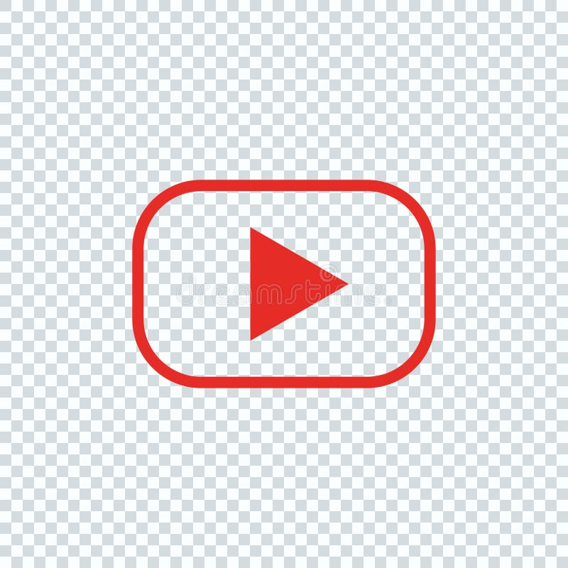 Red Youtube Play Button Stock Illustrations – 1,027 Red Youtube Play ...