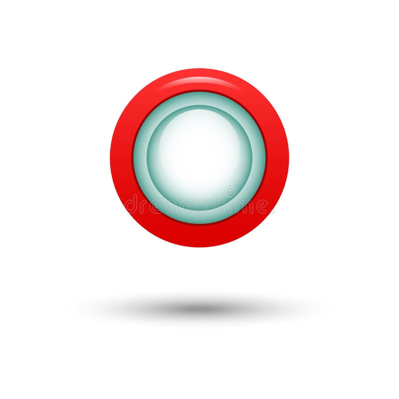 Red button for website stock vector. Illustration of vector - 113584229