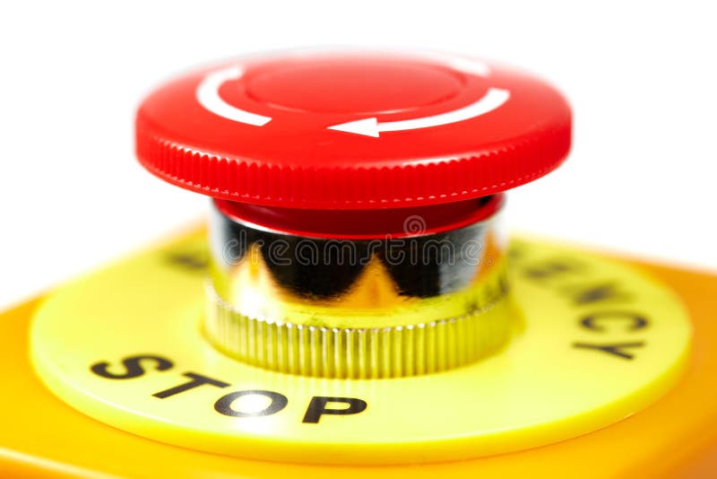 Emergency stop stock image. Image of turn, symbol, emergency - 183158633