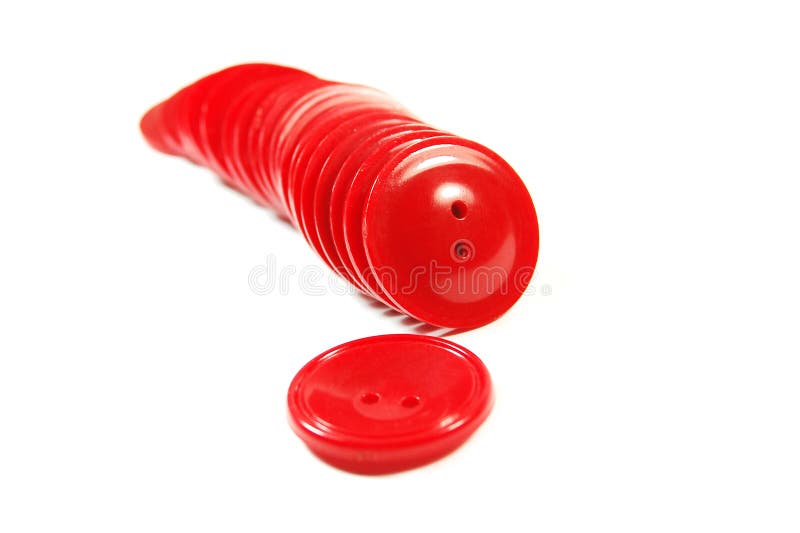 Red buttons stock image. Image of product, accessory - 12510747