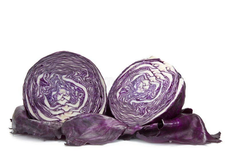Red cabbage cut stock image. Image of texture, greens - 29004249