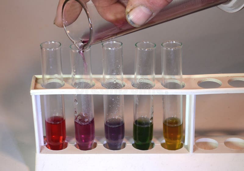 Red Cabbage Indicator stock image. Image of glassware - 99800925