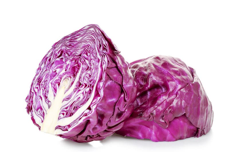 Red cabbage stock photo. Image of closeup, isolated - 104494742
