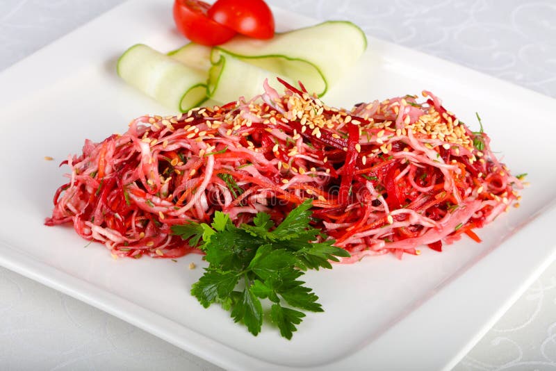 Red cabbage salad stock photo. Image of natural, nutrition - 129514730