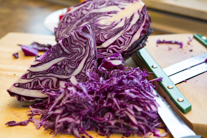 Red cabbage stock image. Image of cole, closeup, nutrition - 33131069