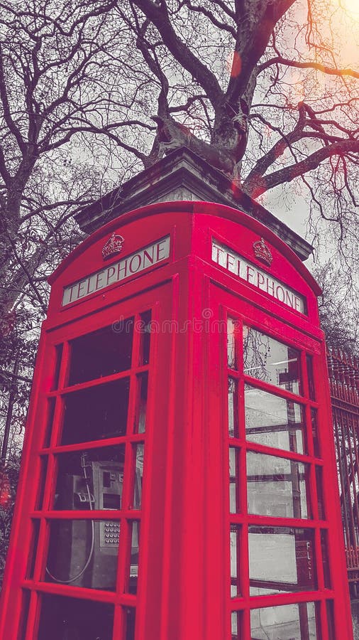 Tradicional England Phone Cabins Stock Photos - Free & Royalty-Free ...