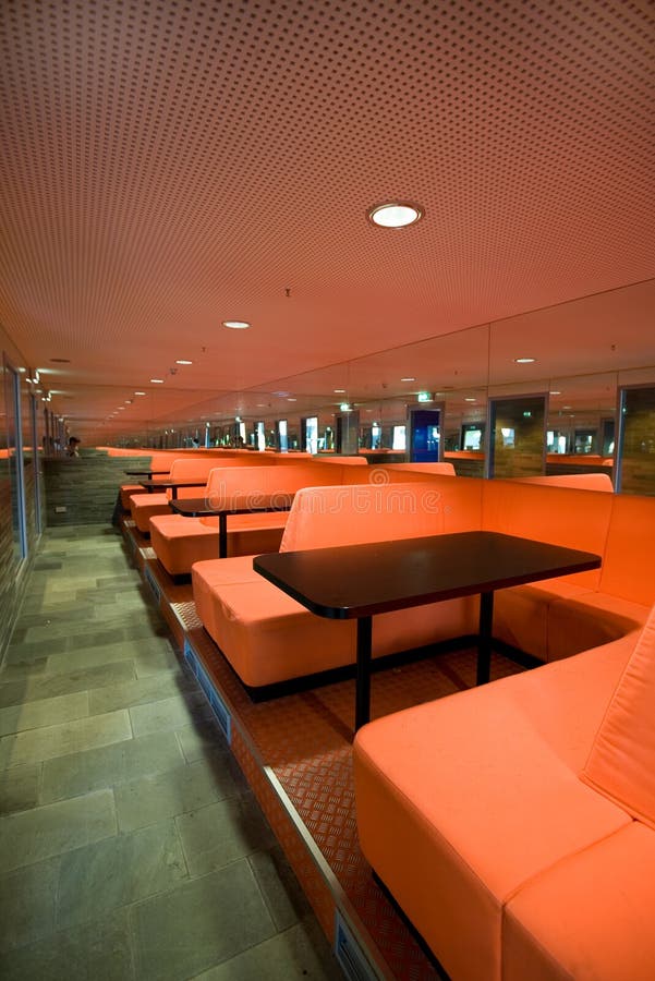 Red cafe stock image. Image of beverage, interior, laying - 5362047