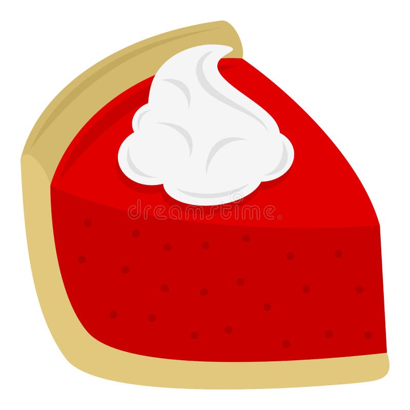 Red Cake Pie Slice Icon Seamless Pattern Stock Vector - Illustration of ...