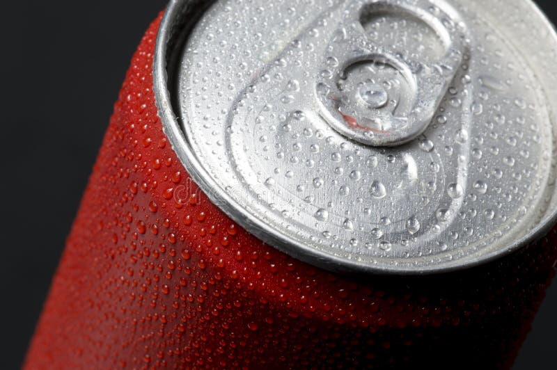 Red can editorial stock photo. Image of view, shiny - 124550603