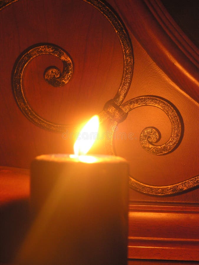 Red Candle stock image. Image of candle, honeymoon, black - 1227185