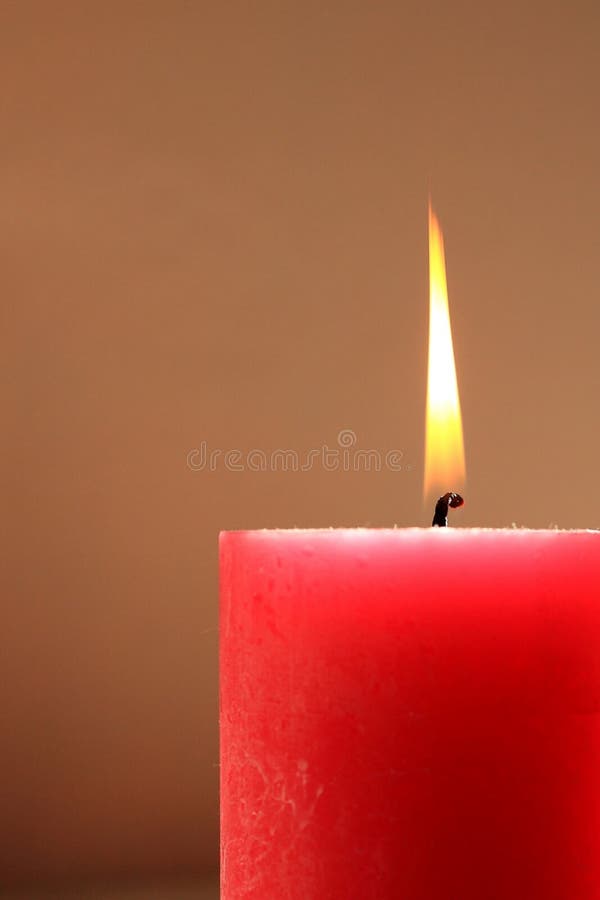 Red candle stock image. Image of night, praying, glowing - 22709745
