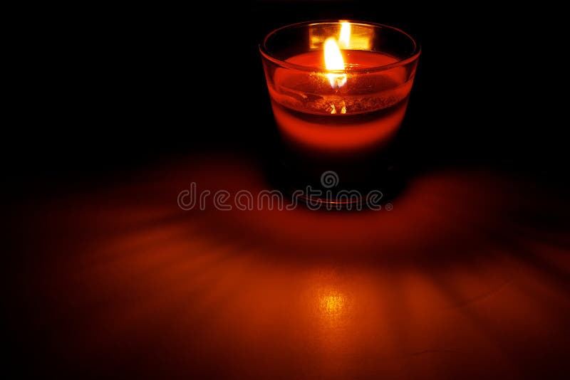 Red candle stock photo. Image of illuminated, peaceful - 28736634
