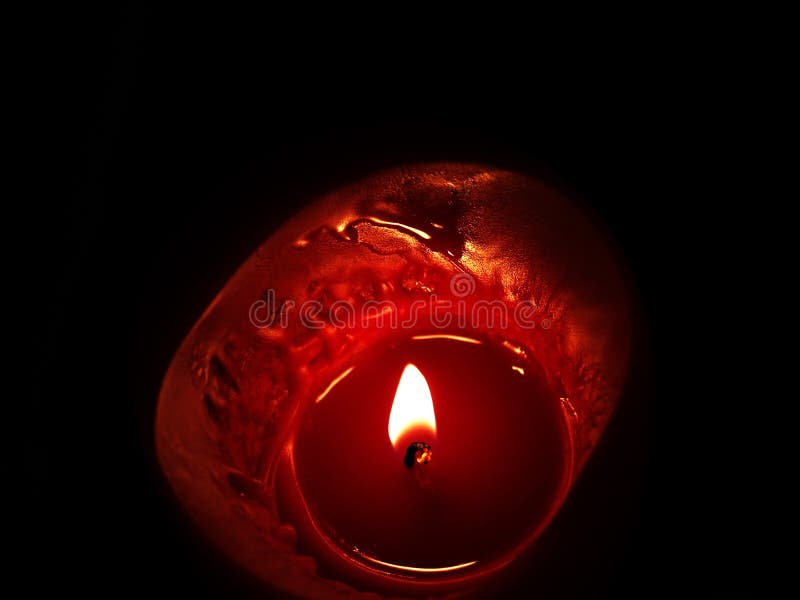 Red Candle stock photo. Image of texture, glowing, black - 4072390