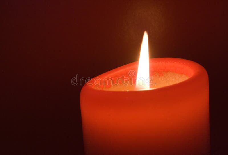 Red candle stock image. Image of fire, pray, greeting - 7802545