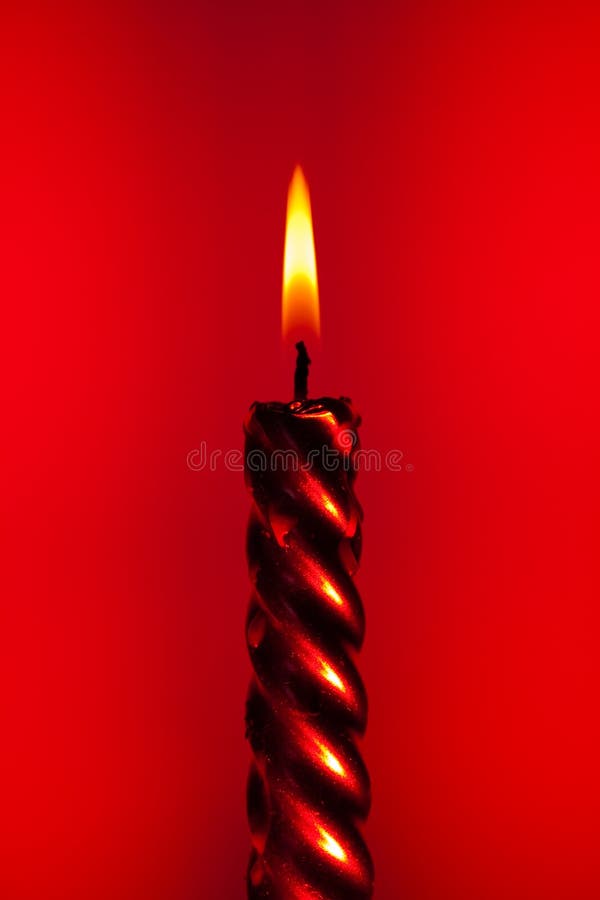 Red candle stock image. Image of wick, beauty, beautiful - 9232435