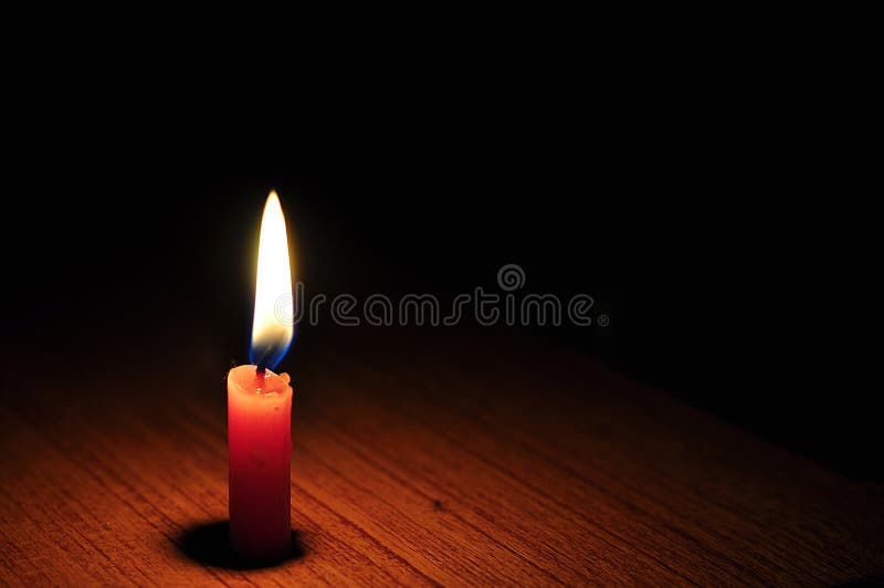Red candle stock photo. Image of candlelight, candle - 45387134