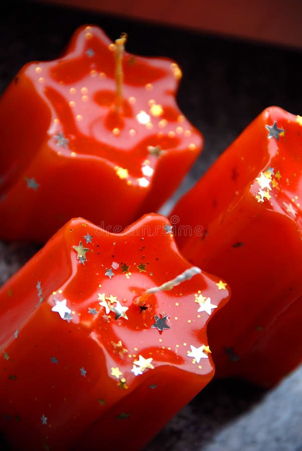 Red candles stock photo. Image of evening, indoor, illuminate - 10772124