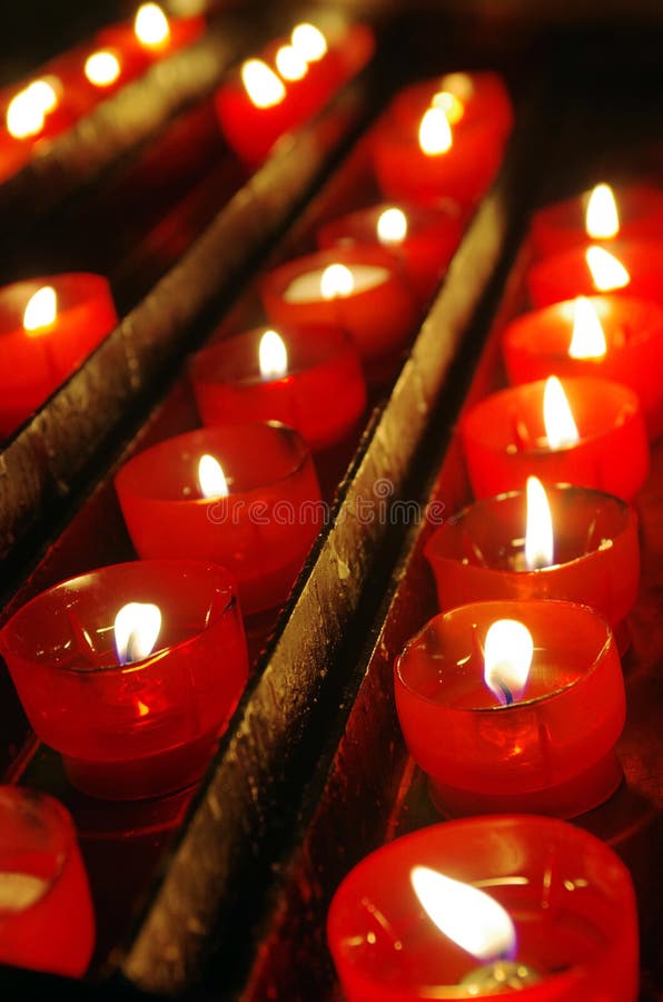 Red Candles stock image. Image of simple, rich, seasonal - 18954403