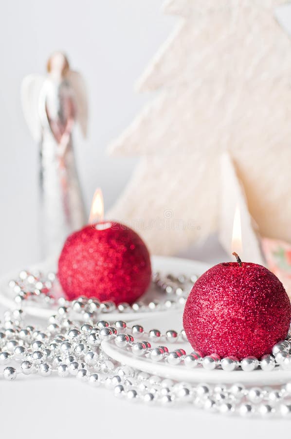 Red candles stock photo. Image of color, holiday, ornate - 21268472