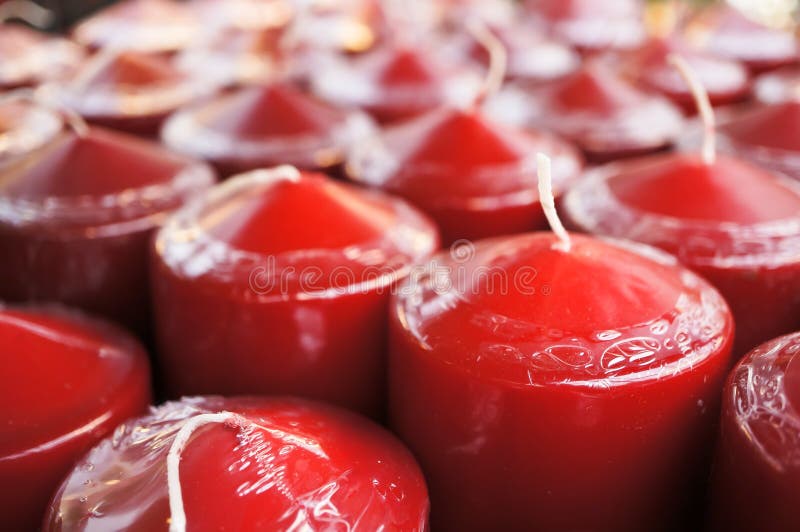 Red Candles stock photo. Image of holiday, candle, dark - 22106364