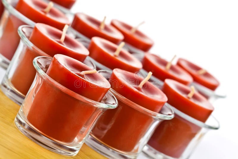 Red candles stock image. Image of season, decor, light - 28556523