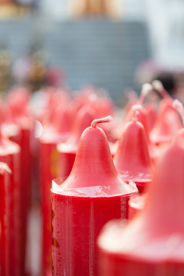 Red candles stock photo. Image of object, color, celebrate - 38784486