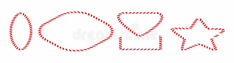 Frames Oval Star Rectangle Circle Festive Design Elements Stock ...