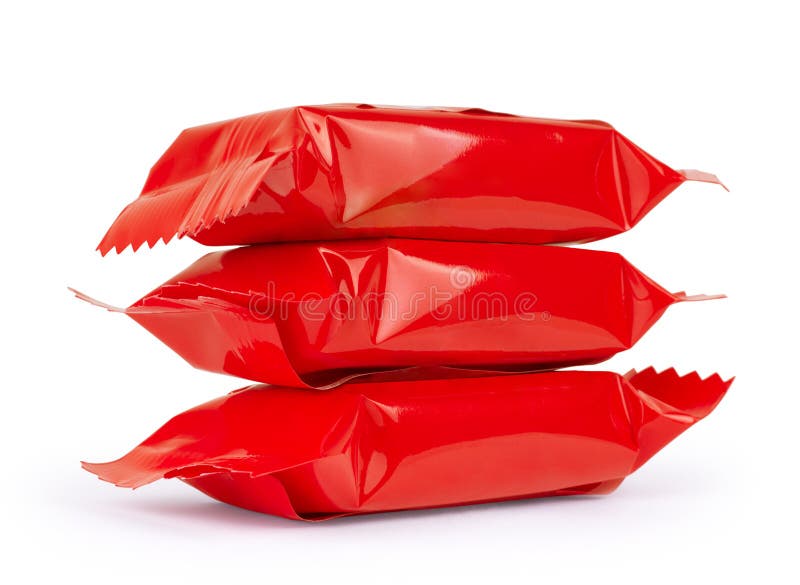 Red Candy Wrapper Red Candy Wrapper Stock Image - Image of tasty ...