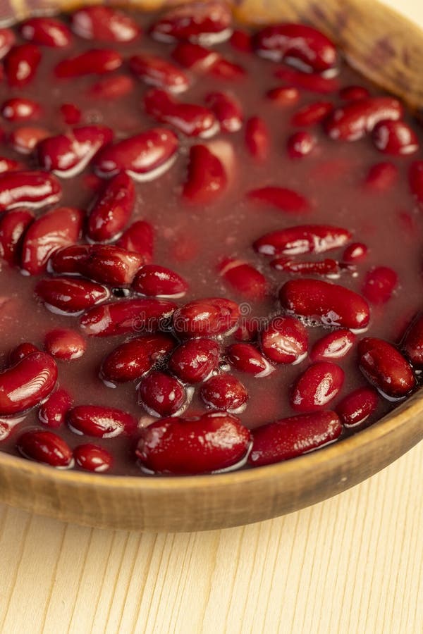 Open Canned Red Beans in Brine Stock Photo - Image of food, ingredient ...