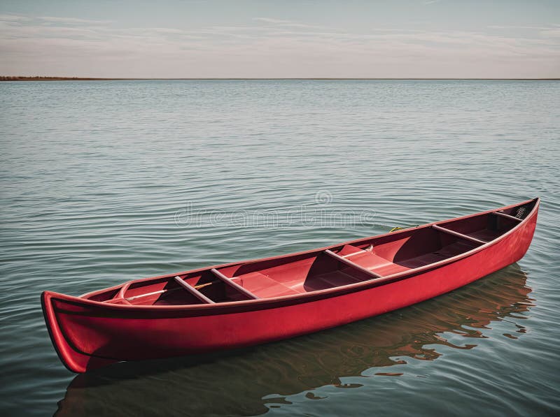 Red Yellow Canoe Calm Ocean Beach Sunset Stock Photos - Free & Royalty ...
