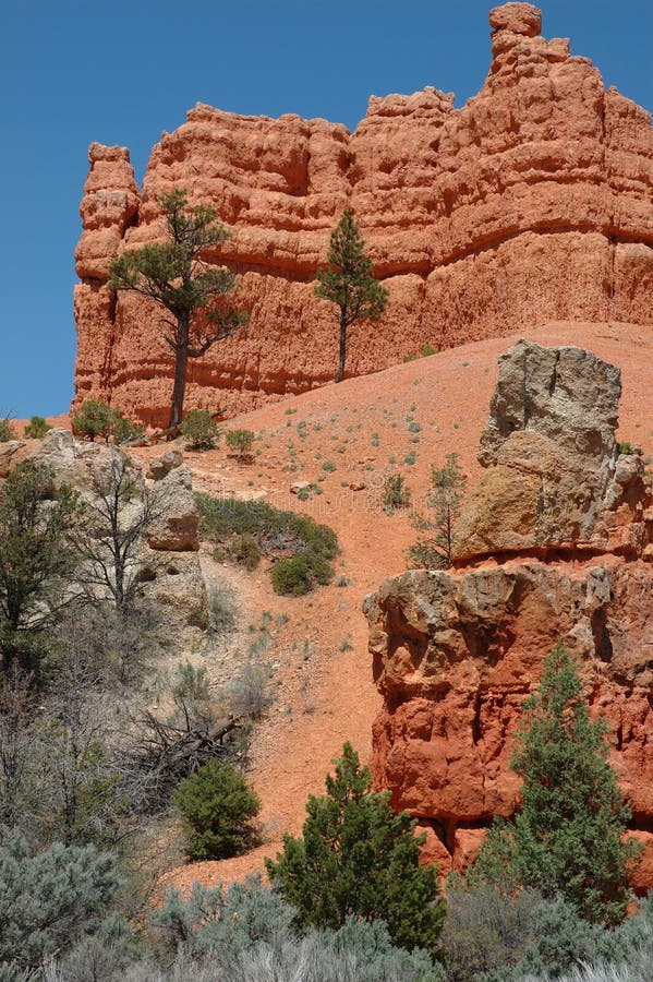 Red Canyon stock photo. Image of sandstone, west, recreational - 142340