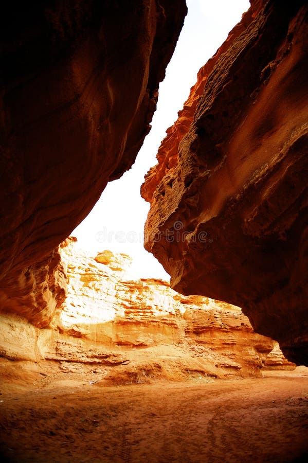 Red canyon stock photo. Image of trail, geology, geography - 27485772